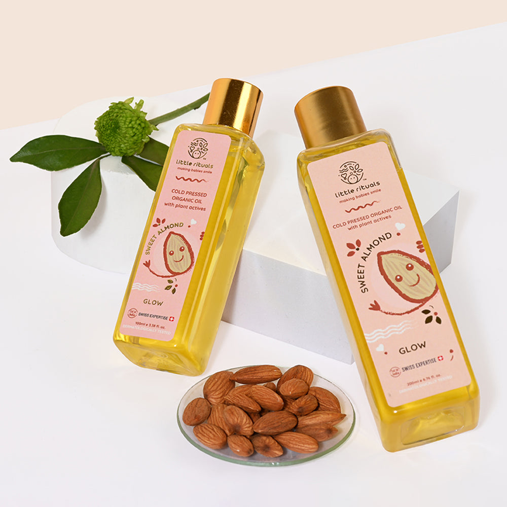 Little Rituals ~ Wood Pressed Organic Sweet Almond Oil with Plant ...